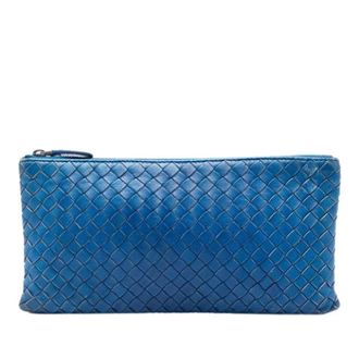 Bottega Veneta Pre-owned Gewebte Clutch - - Pre-owned - Damen - Blau - ONE SIZE