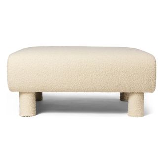 Ferm Living Canap&eacute; Dase boucl&eacute; module ottoman Ferm Living