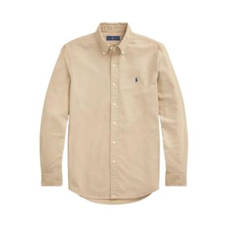 Ralph Lauren Chemise &Eacute;cru Ajust&eacute;e - Homme - Chemises - Beige - Taille: XL