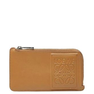 Loewe Porte-cartes doccasion - Femme - Pre-owned - Beige - Taille: ONE Size