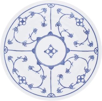 Kahla 453401A75019H Blau Saks Frühstücksteller 19 cm | Abendbrotteller mit Strohblumenmuster aus Porzellan