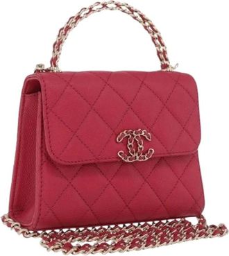 Chanel Pre-owned Vintage Mini Shoulder Bag - Femme - Pre-owned - Rouge - Taille: ONE Size