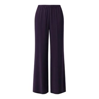 Liviana Conti Femme, Pantalons, Violet, Taille: 38 FR Pantalon Palazzo &Eacute;lastiqu&eacute;