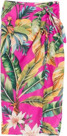 Farm Rio Farm Rio, Femme, Jupes, Multicolore, Taille: 40 FR Midi Skirt