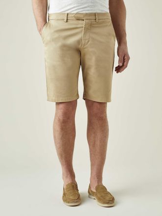 Luca Faloni Beige Baumwoll-Shorts