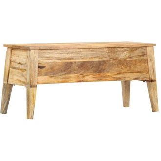 vidaXL Aufbewahrungstruhe 99 x 35 x 48 cm Massivholz Mango - Vidaxl