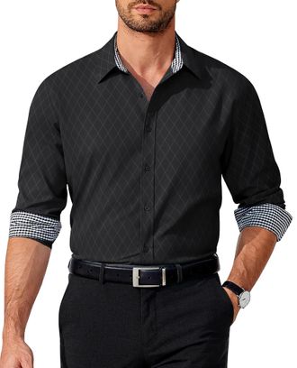 Coofandy Herren Strickjacke mit R&uuml;schen, Schalkragen, &auml;rmellos, vorne offen, leicht, lange L&auml;nge, Drapierung Cape, Schwarz, L