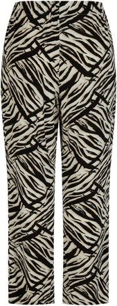 Mona Lisa Schlupfhose Gro&szlig;e Gr&ouml;&szlig;en in Jungle-Print in hochwertiger Slinky-Ware