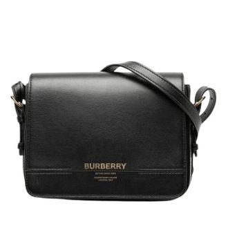Burberry Pre-owned Leder Umh&auml;ngetasche - - Pre-owned - Damen - Schwarzk - ONE SIZE