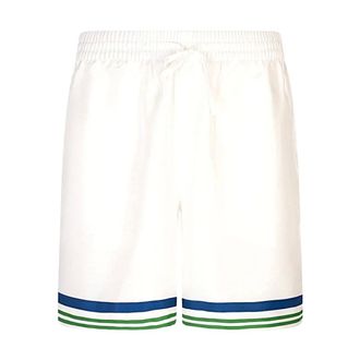 Casablanca Herren, Shorts, Wei&szlig;, SGr&ouml;&szlig;e