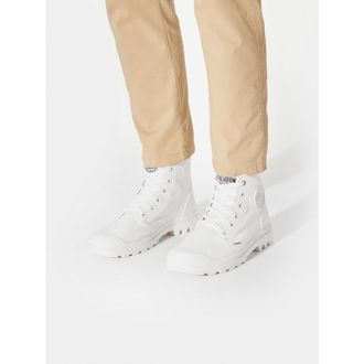 Palladium Schn&uuml;rstiefeletten Palladium Pampa Hi Mono U 73089-116-M Wei&szlig;