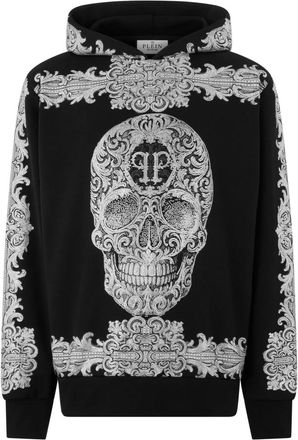 Philipp Plein Homme, Sweatshirts et sweats &agrave; capuche, Noir, Taille: 4XL SweaT-shirts &agrave; capuche
