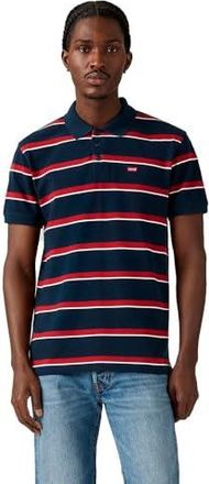 Levi's HM Polo Alden Stripe Navy Blazer S, Alden Stripe Bleu Marine, M