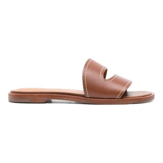 Robert Clergerie Izel Slides - - Shoes - Damen - Braun - 38 EU