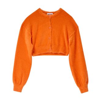 Moschino Femme, Pulls, Orange, Taille: 38 FR Cardigan Nuvola