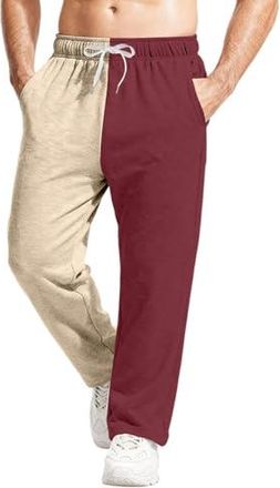 Generic Pantalon cargo confortable pour homme avec poches utilitaires pour une utilisation d&eacute;contract&eacute;e en plein air, coupe d&eacute;contract&eacute;e, cordon de serrage &agrave; 