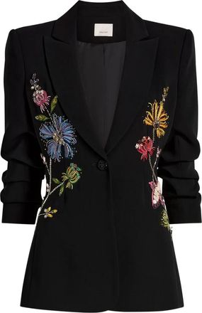 Cinq à Sept blazer fleuri Cheyenne - Noir