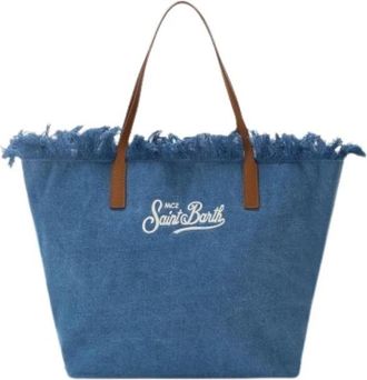 Saint Barth Femme, Sacs, Bleu, Taille: ONE Size Tote Bag