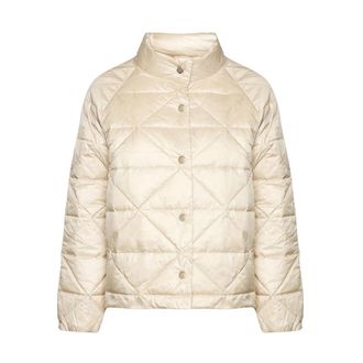 Elena Miro Piumino Boxy Leggero - - Jackets - Damen - Beige - XL