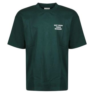 Dr&ocirc;le de Monsieur Homme, Tops, Vert, Taille: S Le T-Shirt Slogan