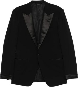 Tom Ford Herren, Jacken, Schwarzk, MGr&ouml;&szlig;e