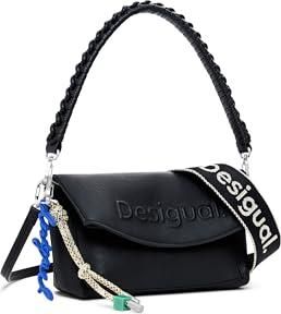 Desigual sac à épaule bandoulière Half Logo Trokel Shoulder Bag Black noir