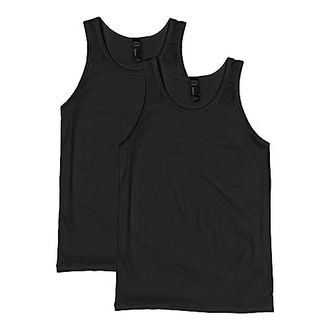 Hanes X-Temp Tank Top 2 Pack Chemise, Noir, M (Lot de 2) Homme
