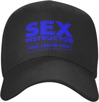 Generic Casquette de baseball classique pour instructeur de sexe pour homme et femme, chapeau de camionneur r&eacute;glable, cadeau dext&eacute;rieur