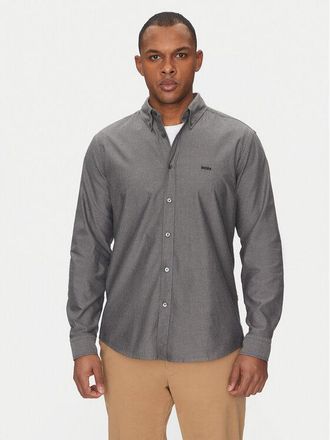 HUGO BOSS Hemd Rickert 50519707 Grau Regular Fit