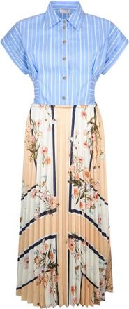 Liu Jo Femme, Robes, Multicolore, Taille: 38 FR Robe Longuette