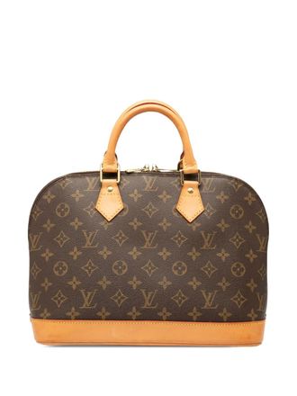 Louis Vuitton 2001 pre-owned PM Alma Handtasche mit Monogramm - Braun