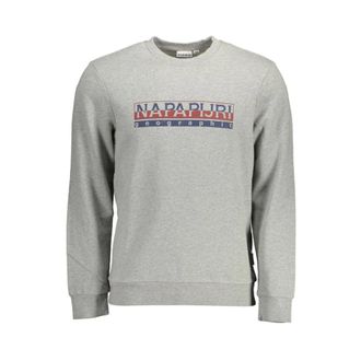 Napapijri Homme, Sweatshirts et sweats à capuche, Gris, Taille: XL Pull en coton