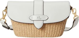 Ralph Lauren Femme, Sacs, Blanc, Taille: ONE Size Lynden Shoulder Bag Small