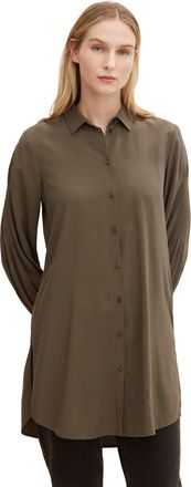 Tom Tailor mine to five Damen Bluse mit Fledermaus&auml;rmeln 1030371, 18123 - Tarmac Khaki, 36