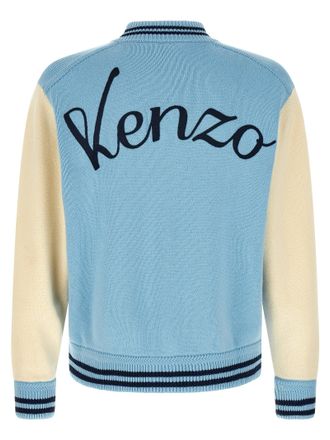 Kenzo Varsity Cardigan - Blue
