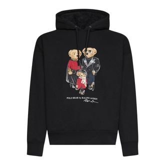 Polo Ralph Lauren Sweat &agrave; capuche Polo Bear - Homme - Sweatshirts et sweats &agrave; capuche - Noir - Taille: 2XL