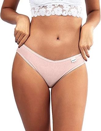 Generic Culotte sans Couture Femme Culotte Femme sans Couture Culotte Femme De Classique Bikini No Show Dentelle Douce Respirante Hipster Sexy Seamless pour J