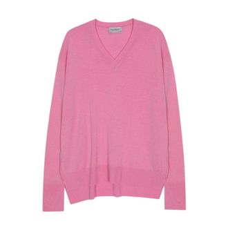 John Smedley Damen, Strickwaren, Rosa, S/MGröße