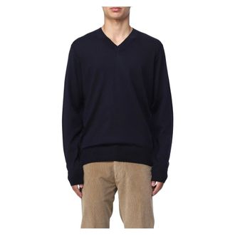 Paolo Pecora Stilvolle Strickpullover Kollektion - - Knitwear - Herren - Blau - M