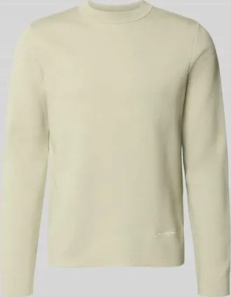 Sams&oslash;e & Sams&oslash;e Pullover aus Viskose-Mix mit Label-Stitching Modell MATT