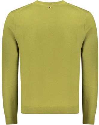 Napapijri Merino Wool Crew Neck Sweater - Green