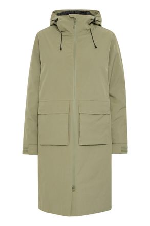 North Bend NBKarina Damen Parka Mantel Regenjacke Kapuze Kordelzug wasserdicht wasserfest wasserabweisend TPU Membran atmungsaktiv W-PRO Wetterschutzsystem, Größ