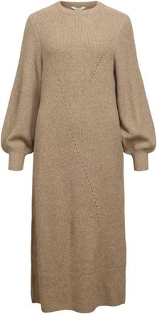 Object OBJDITTE RE L/S Knit MIDI Dress NOOS