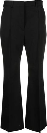 Lanvin Ausgestellte verk&uuml;rzte Wollhose - - Trousers - Damen - Schwarzk - M
