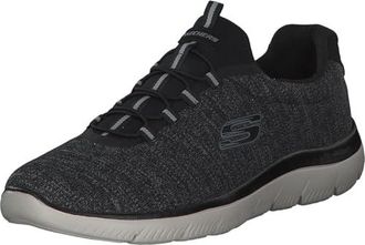 Skechers Sport Mens Summits FORTON Sneakers Wide Fit Chaussures pour homme Noir, Noir, 42 EU Weit