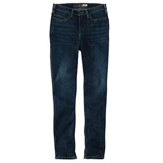Carhartt Work in Progress Jean pour femme Rugged Flex Tapered, Noisette, 36