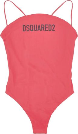 Dsquared2 maillot de bain à logo imprimé - Rose