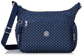Kipling Gabbie, Sacs &agrave; bandouli&egrave;re Femme, Bleu &Agrave; Pois Doux, Taille Unique