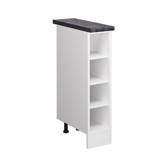 Vicco Etag&egrave;re de cuisine R-Line, Blanc, 20 cm, pt Anthracite