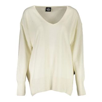 North Sails Lang&auml;rmeliges V-Ausschnitt-T-Shirt - - Knitwear - Damen - Wei&szlig; - XS